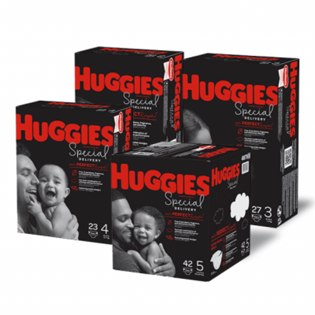 First Time Ever: Huggies Features Dads On Diaper Boxes in the USA