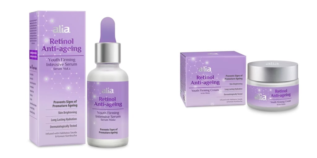 Signs of Ageing Slow with ALIA's NEW Retinol Anti-Ageing Range