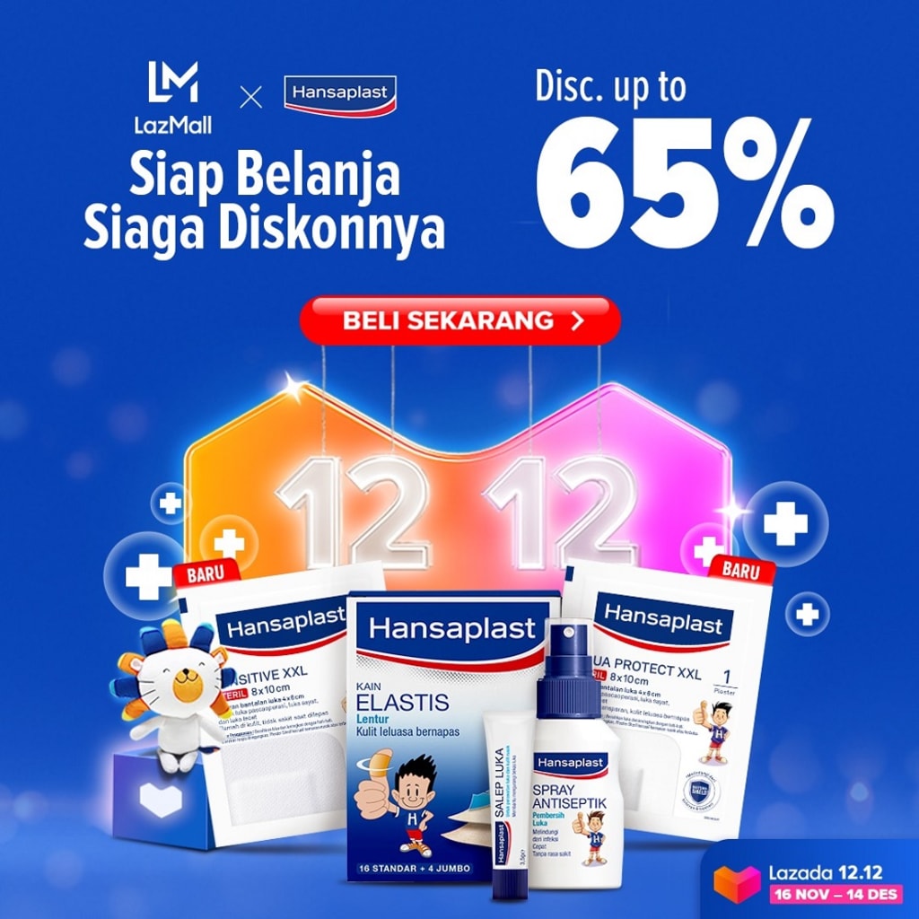 Cara Merawat Luka Pakai Produk Hansaplast | Diskon s/d 65%