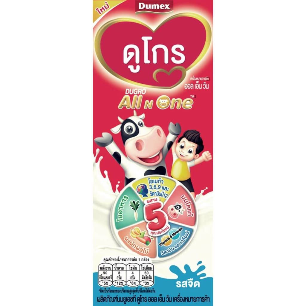 รีวิวสินค้า Dumex Dugro UHT All in One พร้อมราคาที่ดีที่สุดใน Thailand 2021