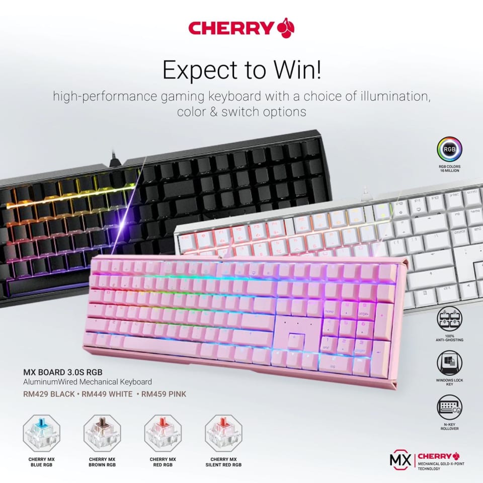 Premium Mechanical Keyboard Brand CHERRY is Officially in Malaysia 2026!