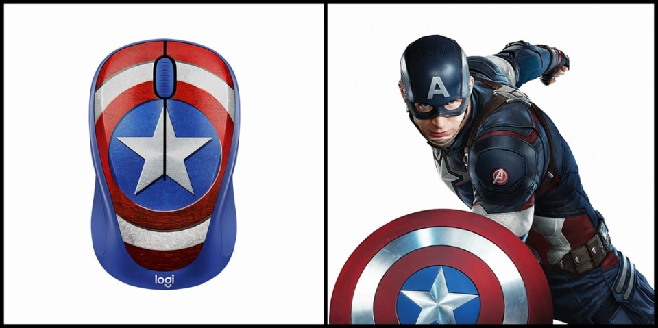 Logitech Marvel Mouse dengan Desain Super Hero Avengers 2019