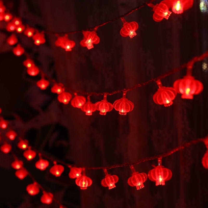 Best LED Chinese Style Red Lantern String Lights Price & Reviews in ...