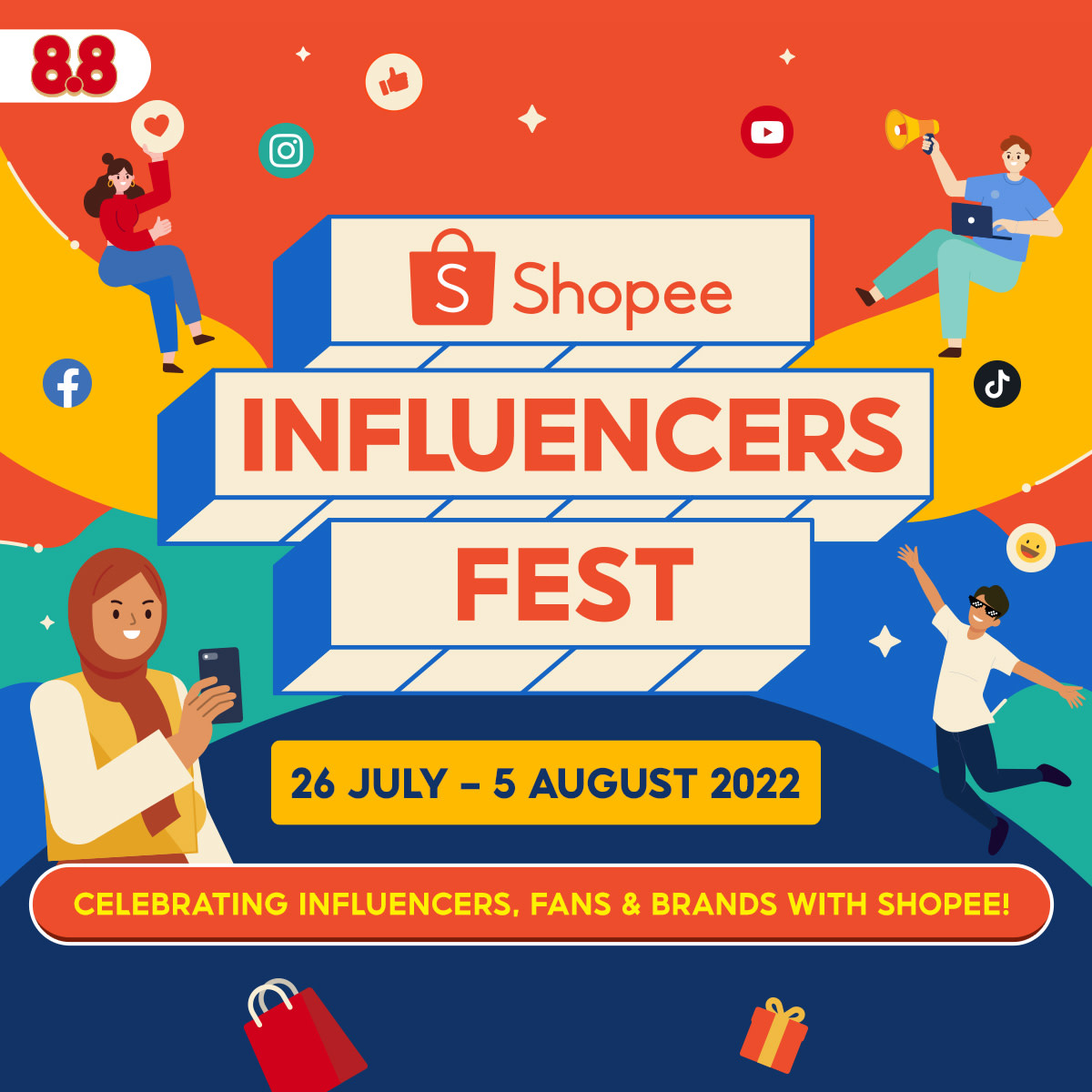 All of Shopee 8.8 Sales Promos in Malaysia 2022!