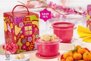 Best Special Hamper Tupperware 2018 CNY Cookies Gift Set (5 Sets) Price ...
