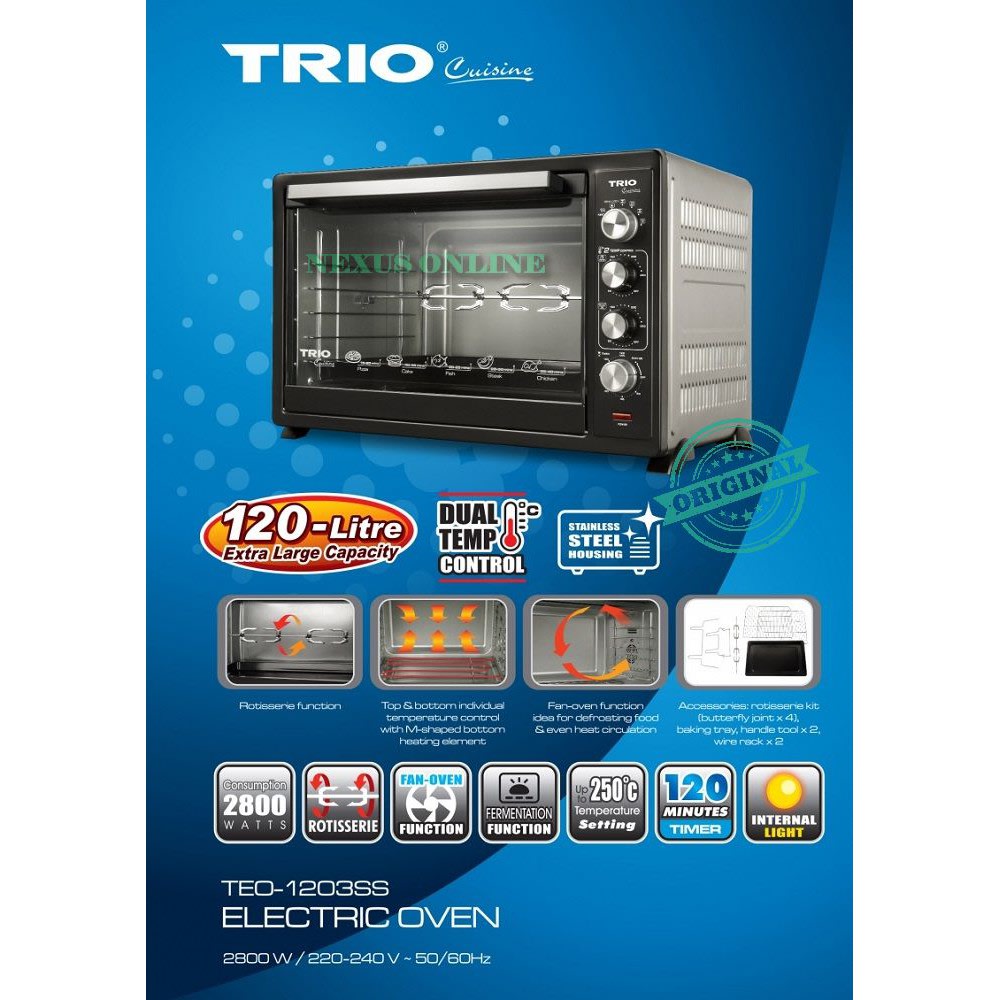 10 Oven/Ketuhar Terbaik di Malaysia 2020 - Jenama dan Harga Ketuhar