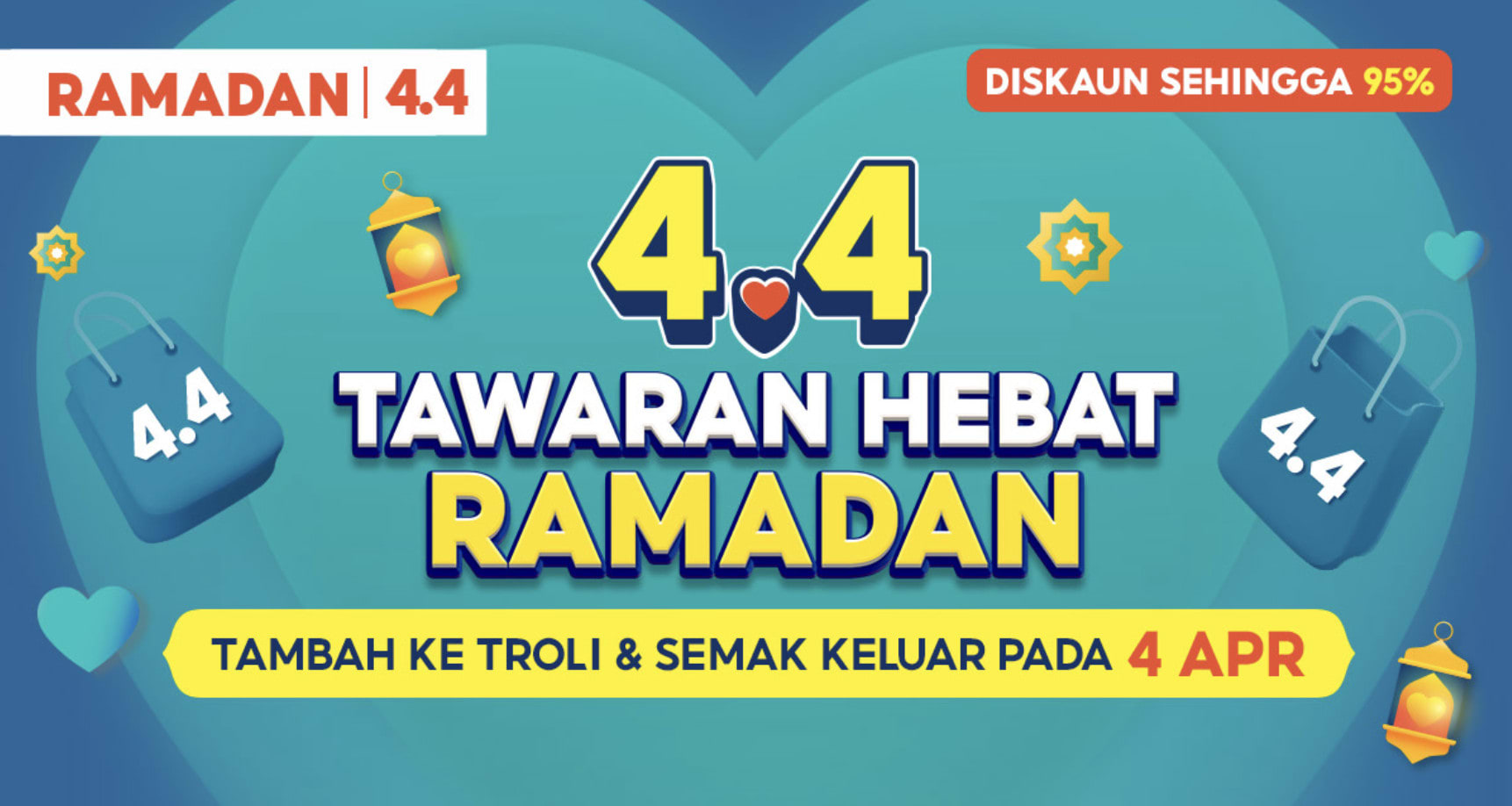 Shopee 4.4 Jualan Awal Ramadan - Malaysia 2023