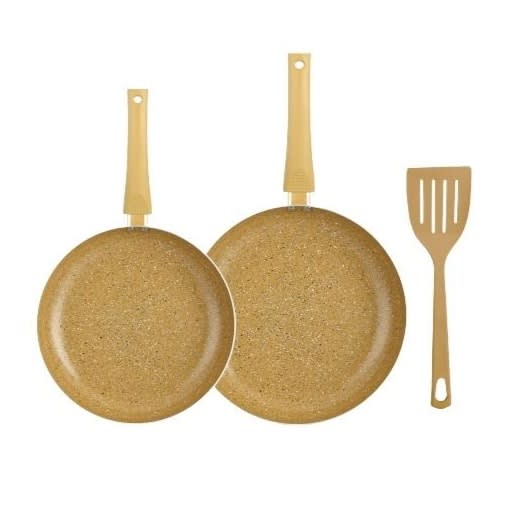 Best MASFLEX 3 pieces Ceramic Marble Cookware Set Price & Reviews in ...