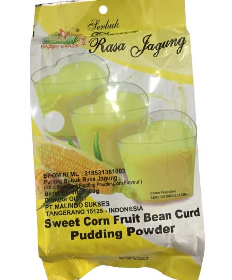 Happy Grass Pudding Powder - Corn (360 gr) Harga & Review / Ulasan ...