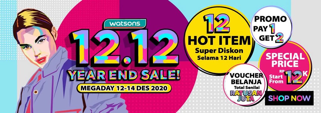 47+ Promo 12.12 (Harbolnas 2021) - Year End Sale | Diskon 90%