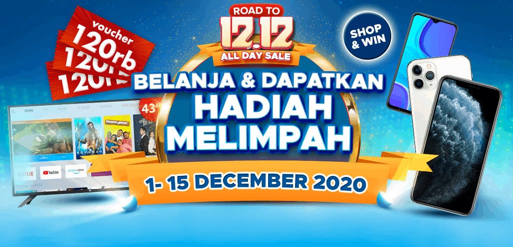 47+ Promo 12.12 (Harbolnas 2021) - Year End Sale | Diskon 90%