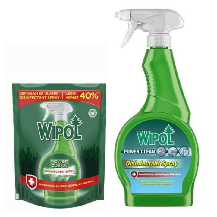 WIPOL Power Clean Disinfectant Spray Harga & Review / Ulasan Terbaik di ...