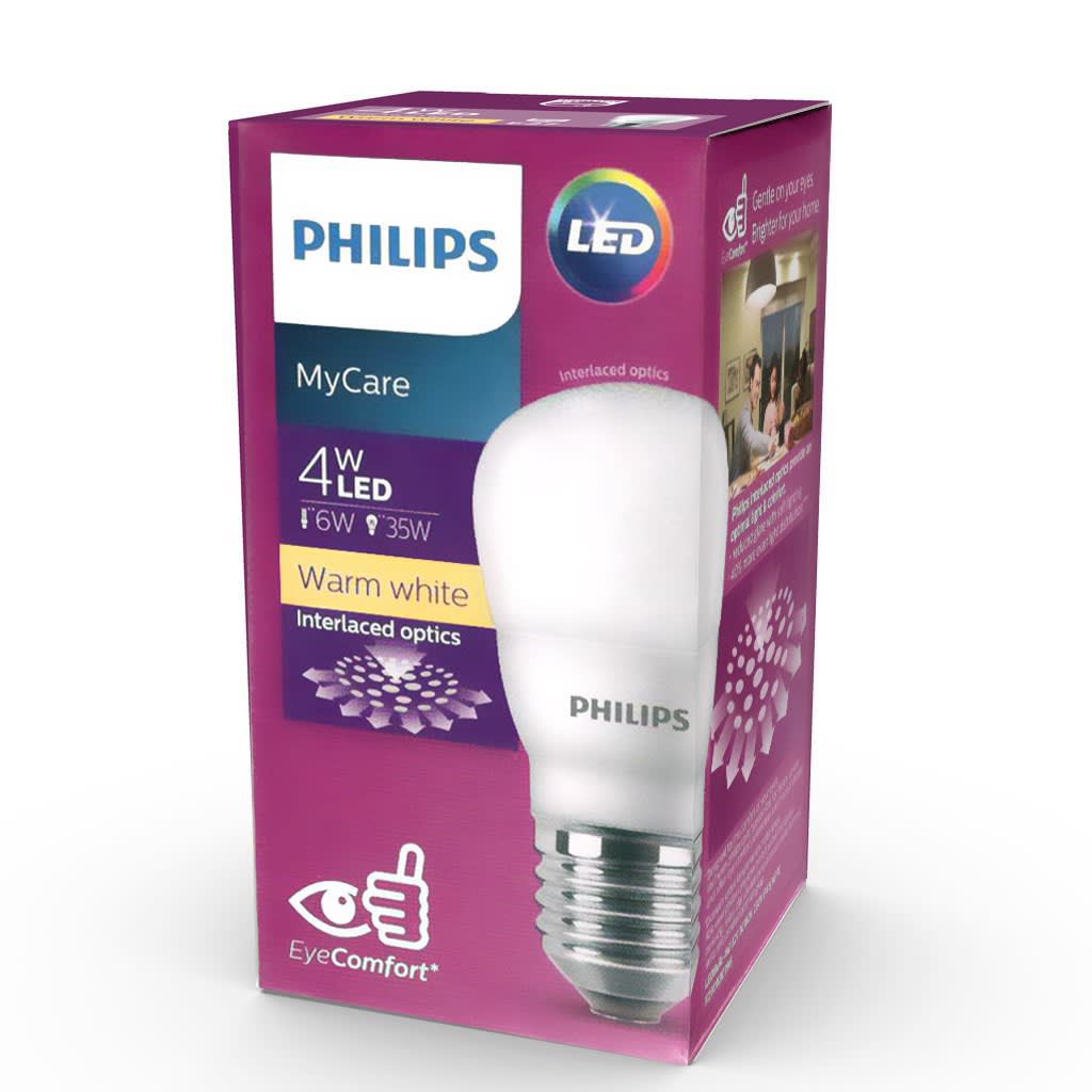 Philips Led Bulb 4w E27 3000k 230v Kuning Harga And Review Ulasan