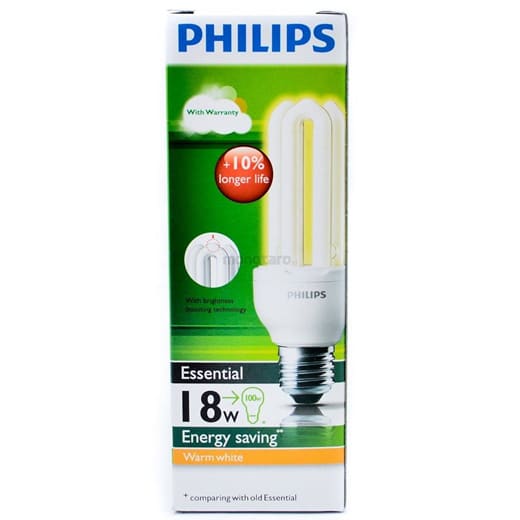 Philips Essential 18W WW E27 220V Kuning Harga & Review / Ulasan ...