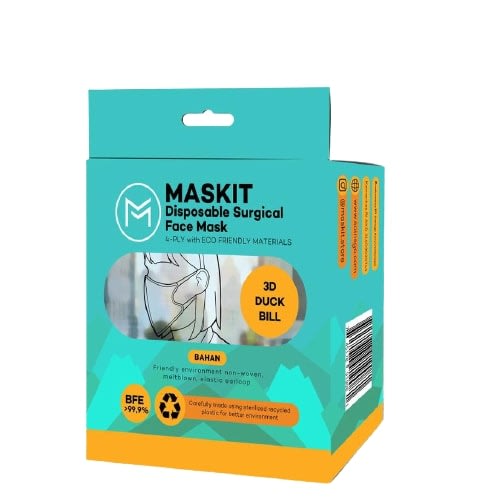 Maskit Disposable Surgical Face Mask Harga & Review / Ulasan Terbaik di ...