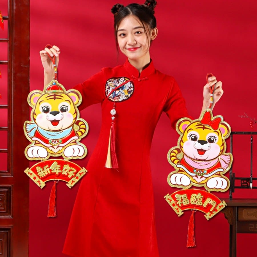 25 Dekorasi & Hiasan Imlek Kerbau Logam di Indonesia 2022