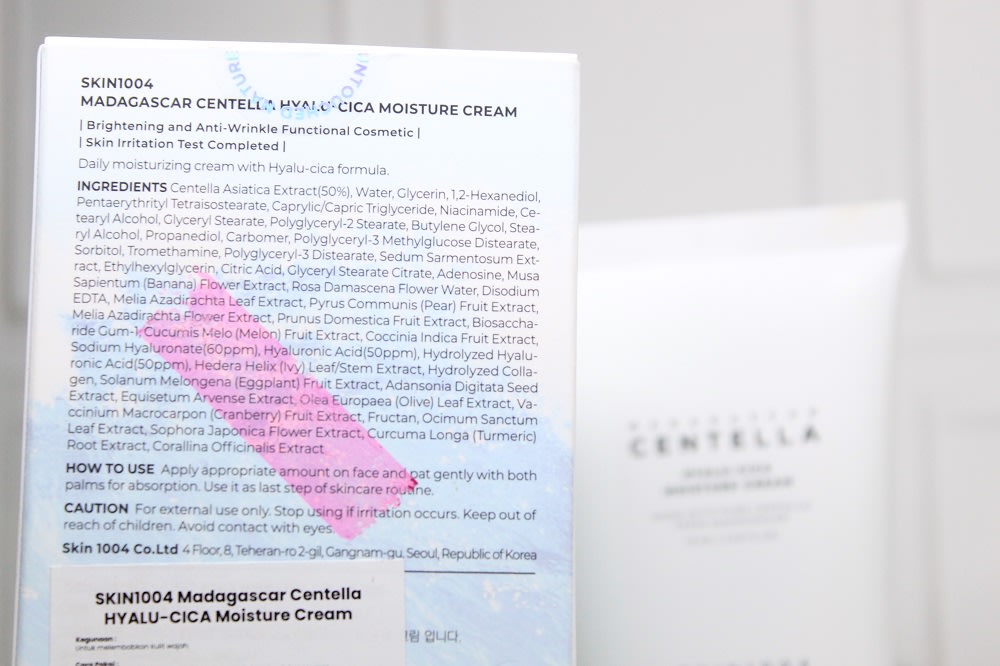 SKIN1004 Madagascar Centella Hyalu-Cica Moisture Cream Harga & Review ...