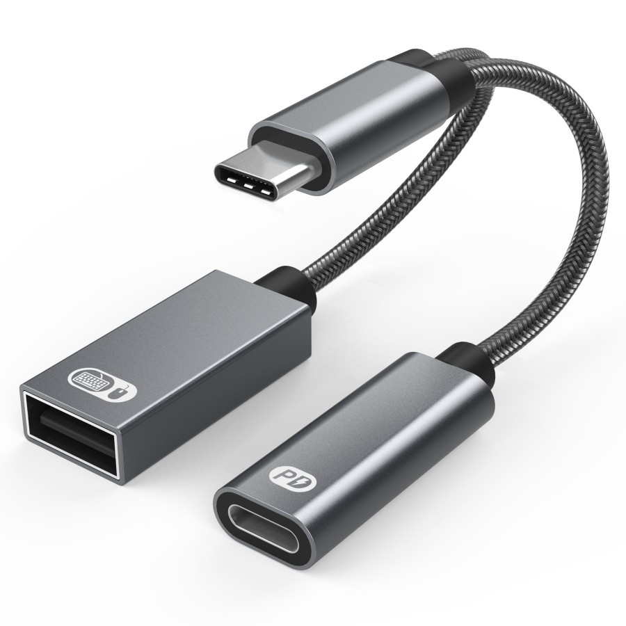 Kinmax USB Type-C OTG Adapter 2 in 1 Harga & Review / Ulasan Terbaik di ...